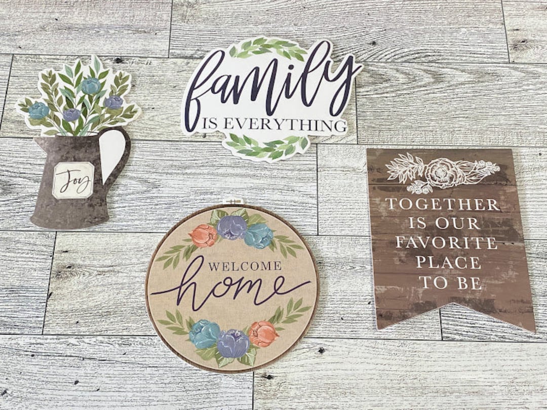 Farmhouse Stickers Die Cut Stickers Set of 4 Farmhouse Style - Etsy
