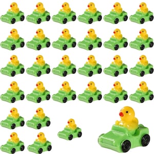Mini Duck in Jeep, Mini Resin Ducks, Duck in Truck, Fairy Garden ...