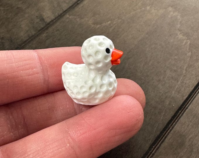 Golf Ball Ducks Miniature Resin, Golf Ducks, Cruise Ducks, Miniature ...