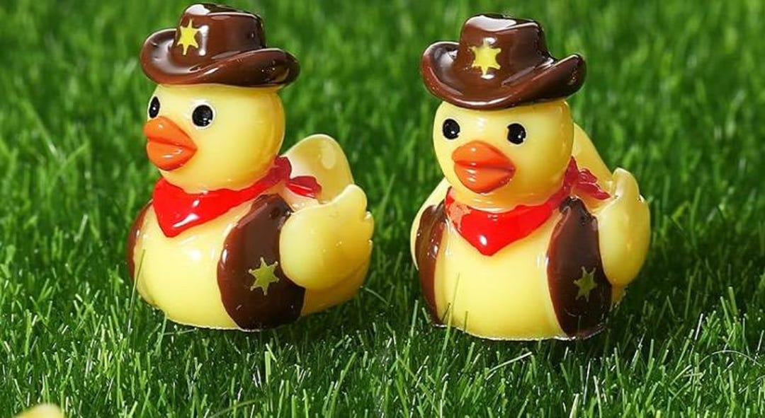 Miniature Sheriff Ducks, Western Ducks, Cruise Ducks, Miniature ...