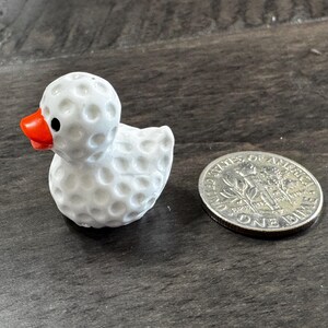 Golf Ball Ducks Miniature Resin, Golf Ducks, Cruise Ducks, Miniature ...