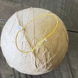 4 80mm Textured Paper Mache Ball Ornaments Unfinished, Natural ...