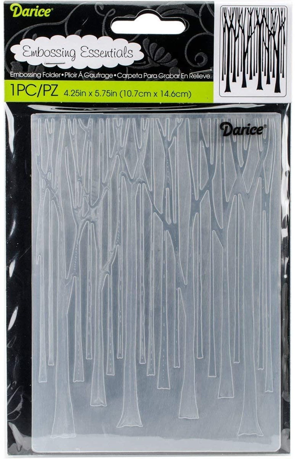 Embossing Folder Trees Create Invitations DIY Paper Tools | Etsy