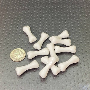10 Mini Skeleton Bones White Fake Bones Dollhouse Miniatures - Etsy