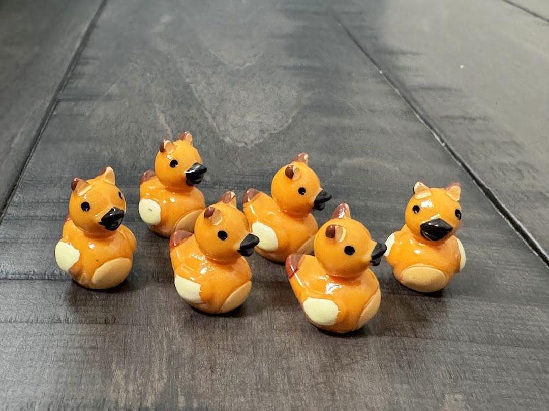 Miniature Ducks Fox Ducks, Tiny Fox Ducks, Fairy Garden, Dollhouse ...