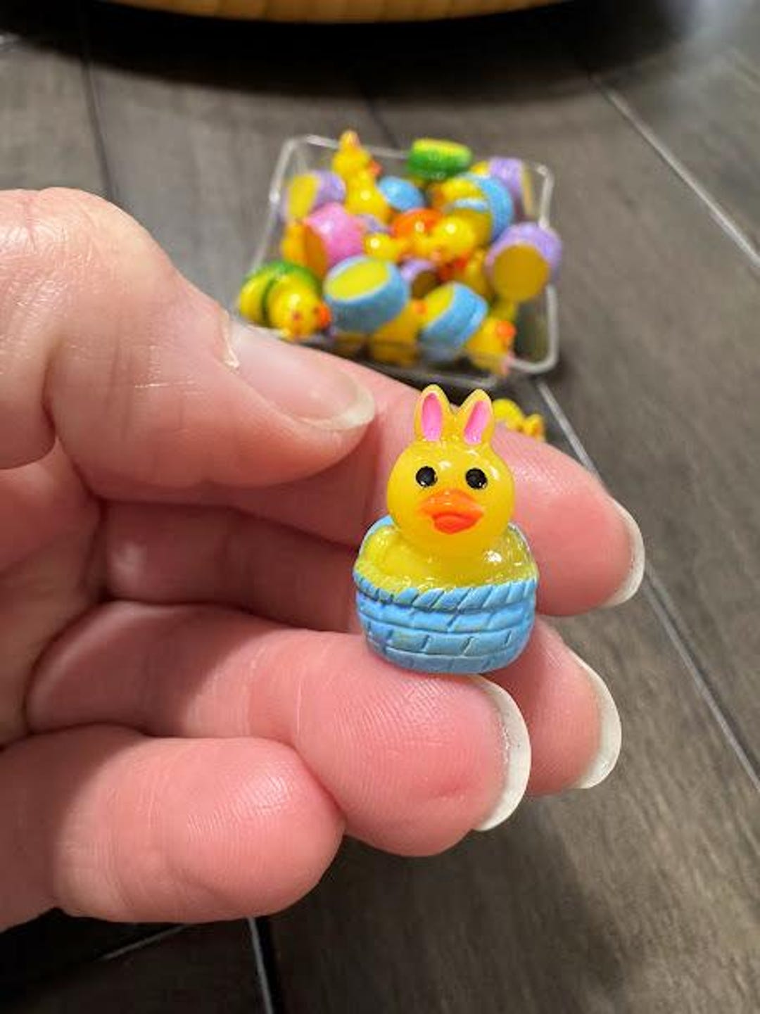 10 Easter Basket Ducks Mini Resin, Easter Ducks, Cruise Ducks ...