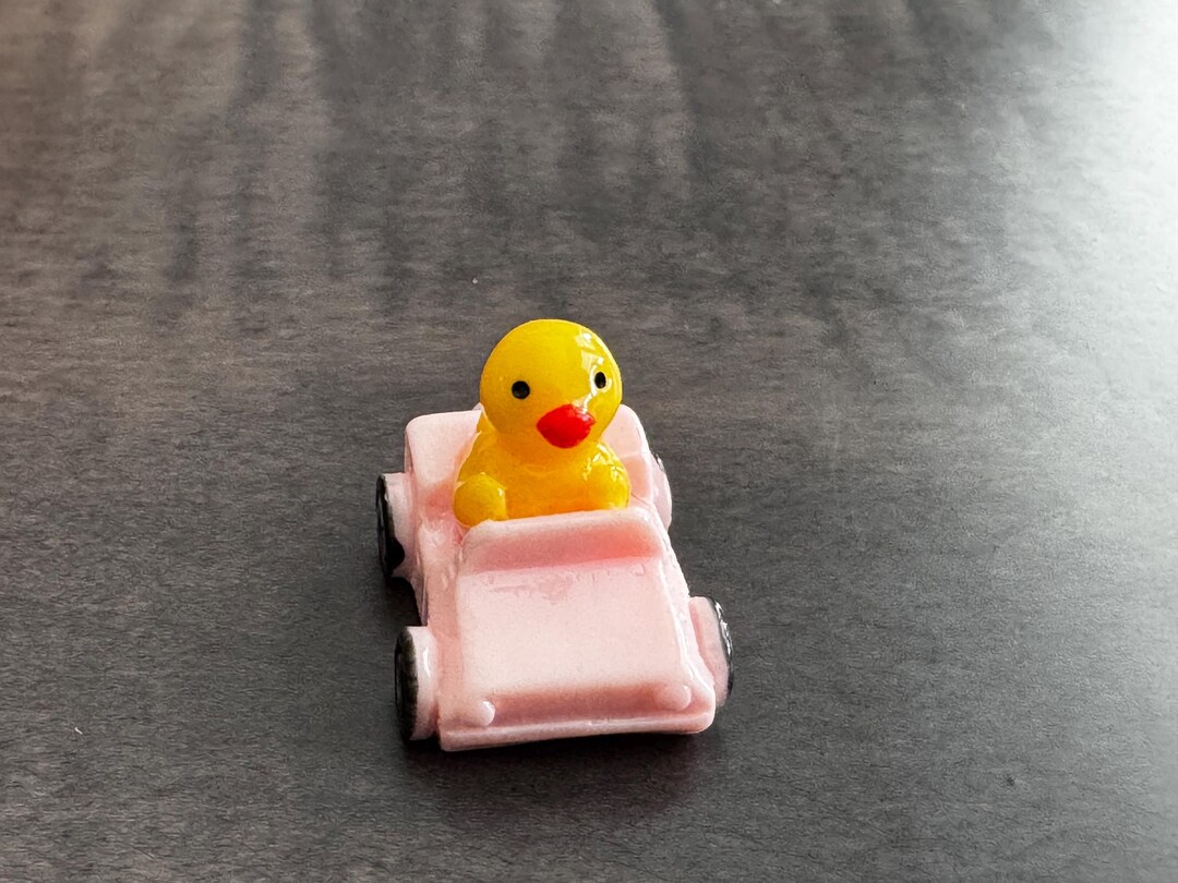 Mini Duck in Jeep, Mini Resin Ducks, Duck in Truck, Fairy Garden ...
