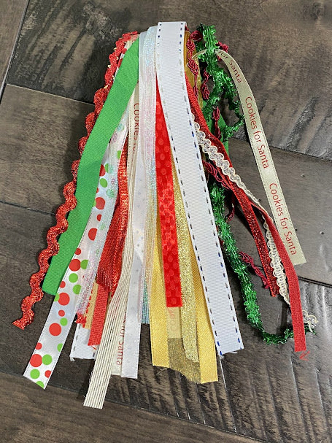 50pc Christmas Ribbon Set Grab Bag, Assorted Ribbon, Craft Ribbon ...