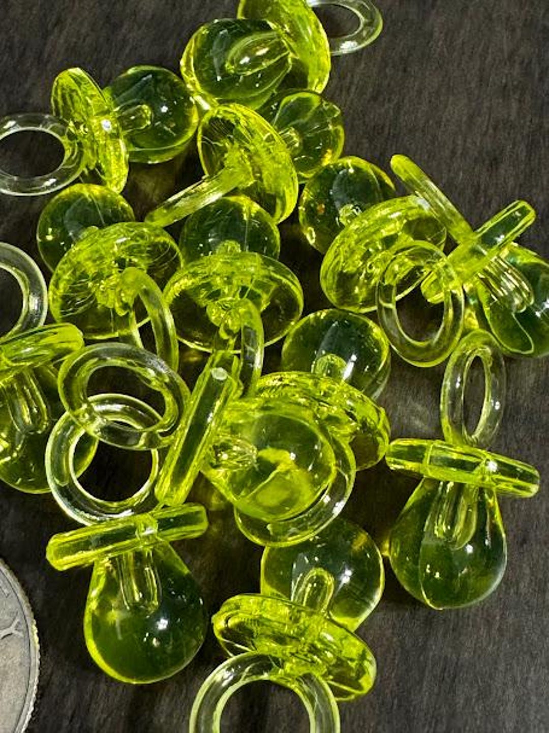 Mini Pacifiers Yellow 20/50/100 Baby Shower Favors, Sprinkle Shower ...