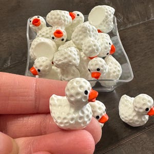 Golf Ball Ducks Miniature Resin, Golf Ducks, Cruise Ducks, Miniature ...