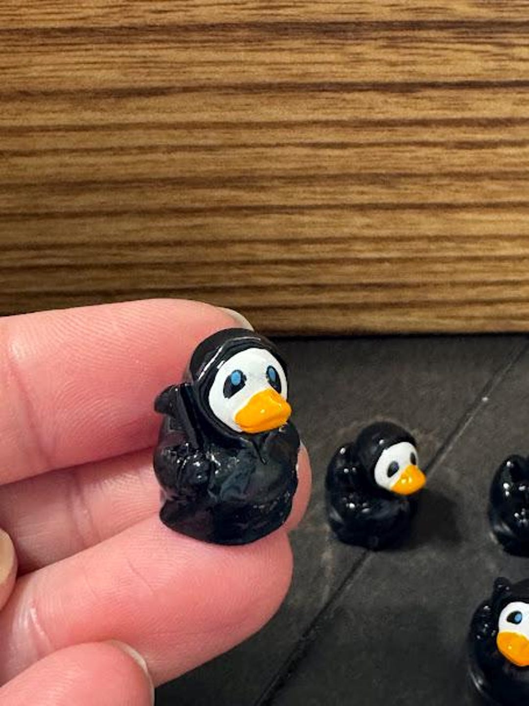 Miniature Grim Reaper Ducks, Tiny Resin Ducks, Fairy Garden, Trinkets ...