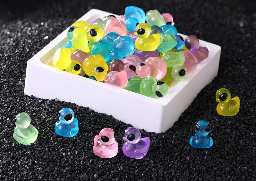 Miniature Alien Ducks Glowing, Halloween Ducks, Cruise Ducks, Miniature ...