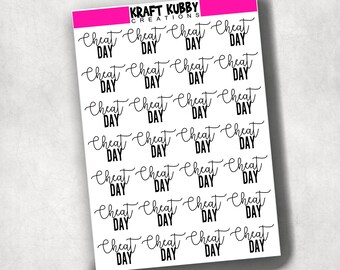 Cheat Day Stickers | Etsy