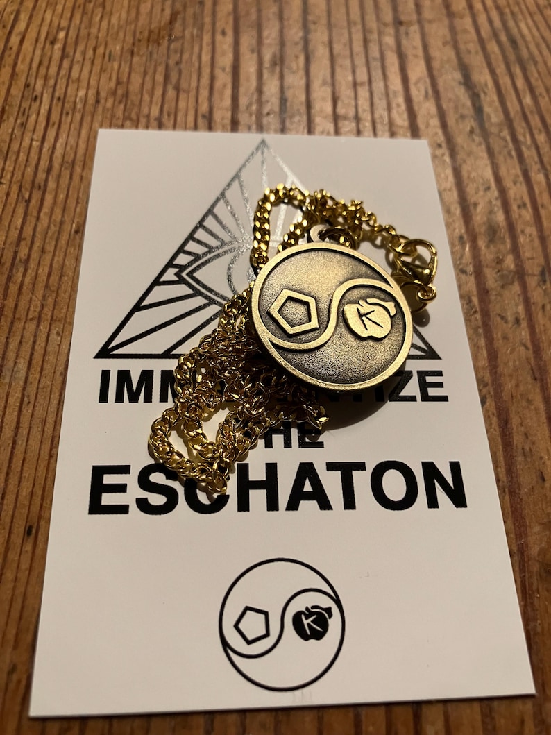 Discordian Sacred Chao Pendant Gold - Etsy