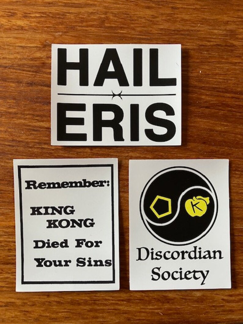 Discordian Button and Sticker Set - Etsy