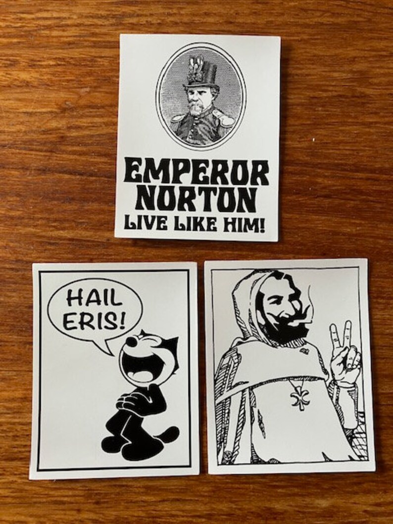 Discordian Button and Sticker Set - Etsy