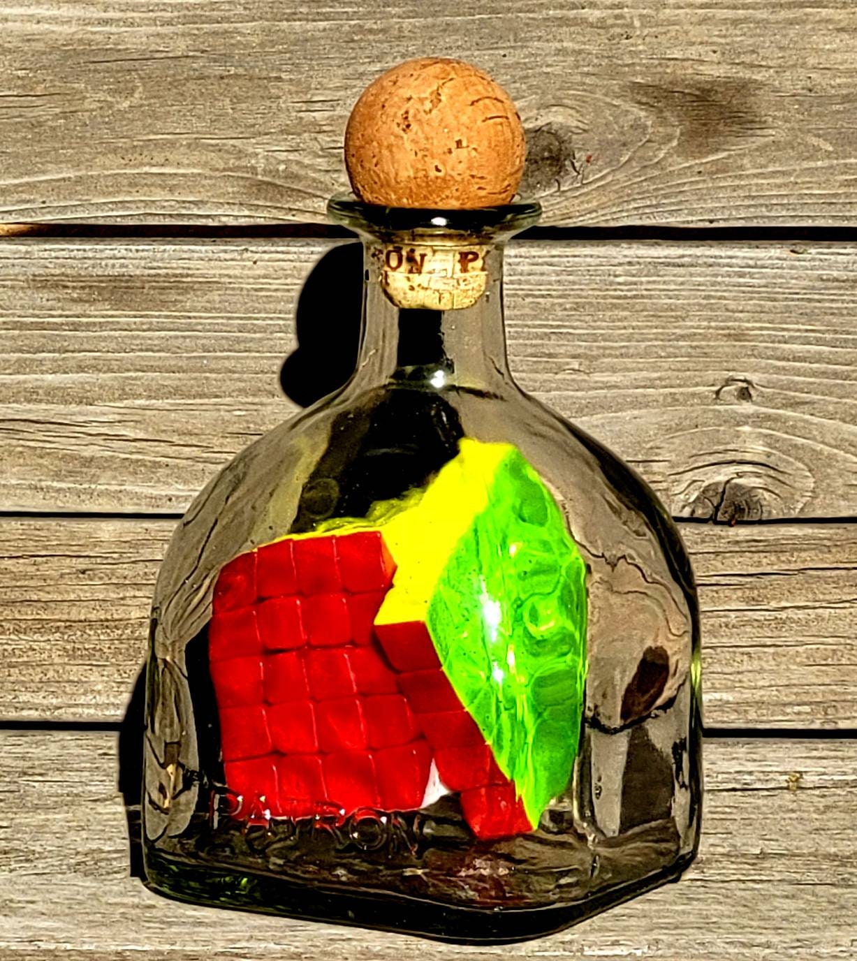 IMPOSSIBLE BOTTLE – 5x5 Rubik’s Cube in a Patron TEQUILA Bottle - Etsy