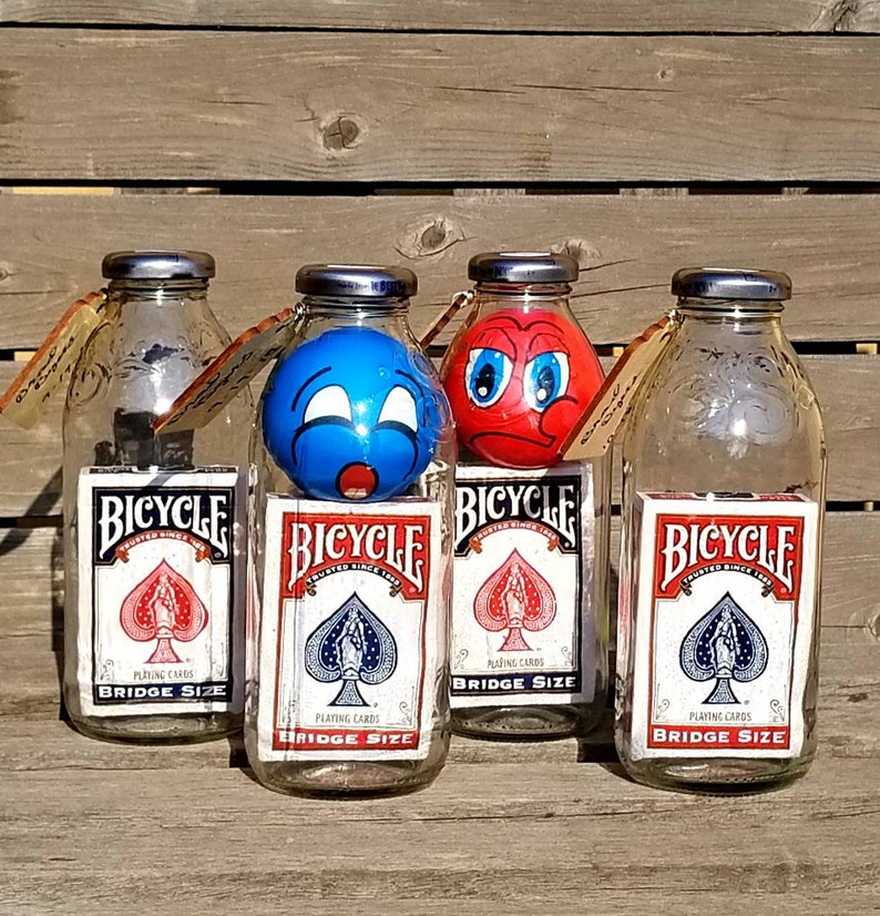 IMPOSSIBLE BOTTLE – Deck of Playing Cards & Polyurethane Ball in a ...