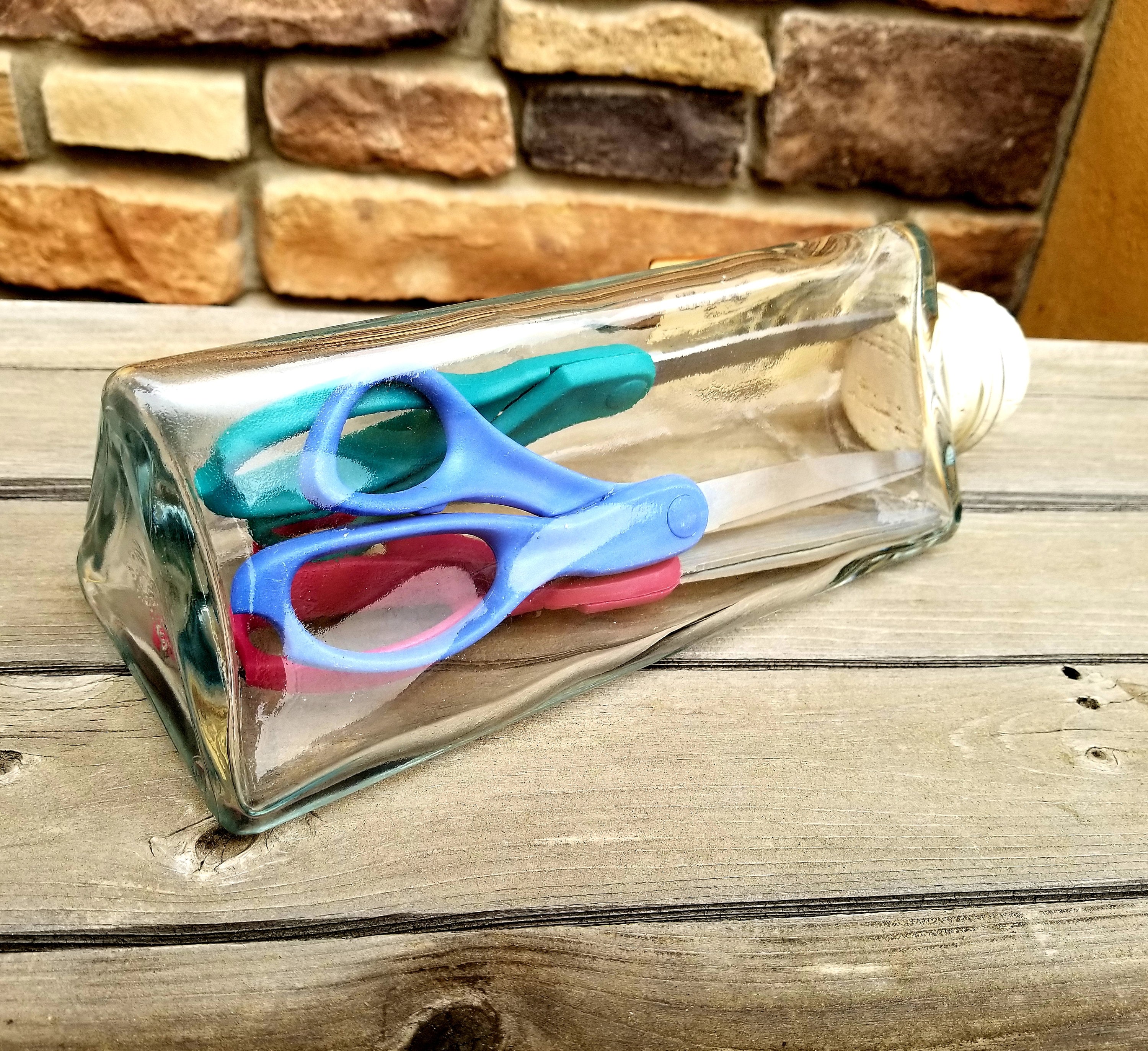 IMPOSSIBLE BOTTLE Scissors 3-pair in VINTAGE Bottle | Etsy