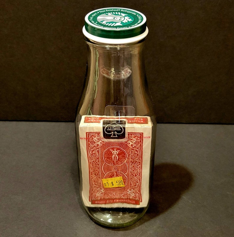 IMPOSSIBLE BOTTLE / Starbucks Frappuccino Bottle – Playing Cards With ...
