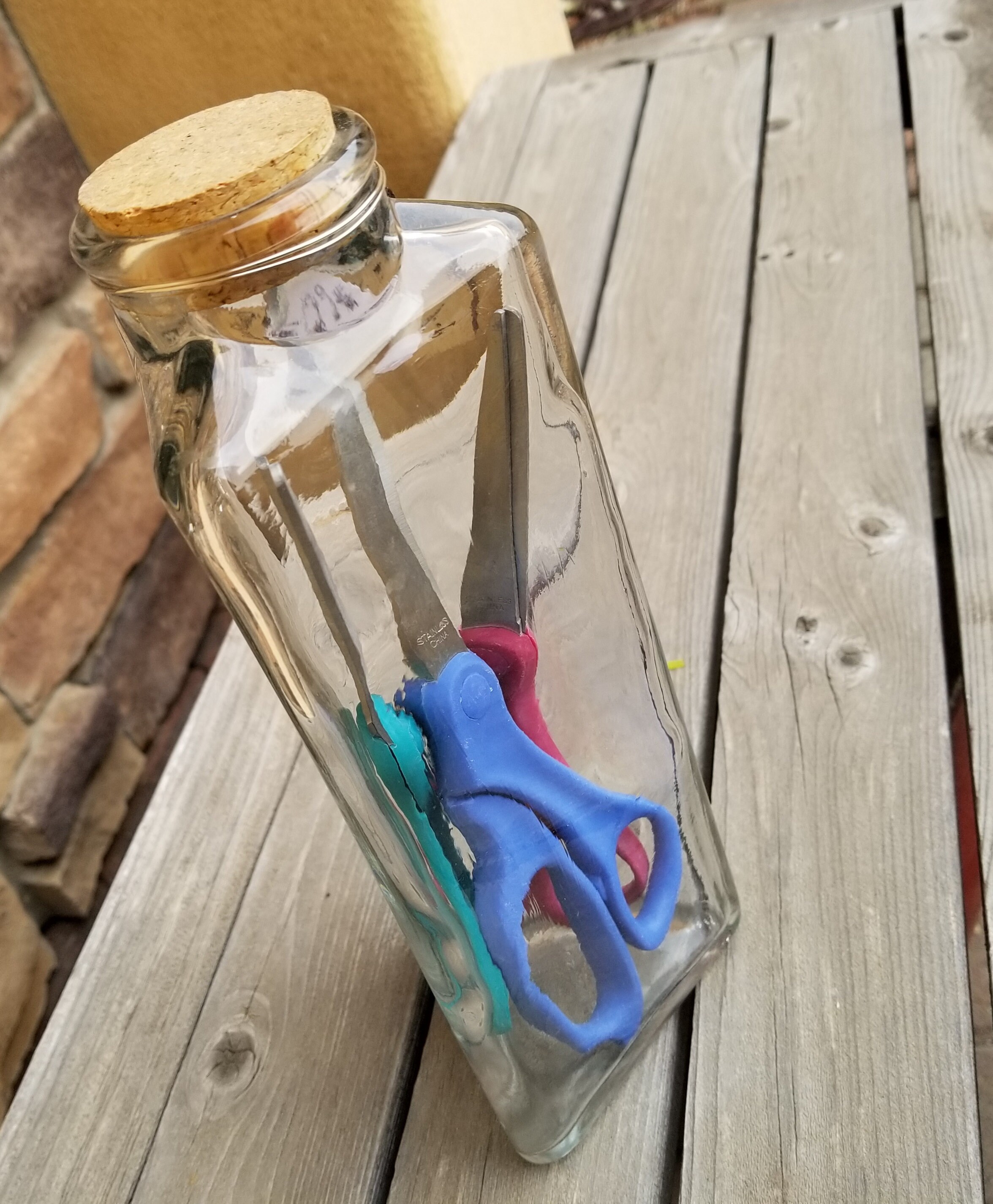 IMPOSSIBLE BOTTLE Scissors 3-pair in VINTAGE Bottle | Etsy