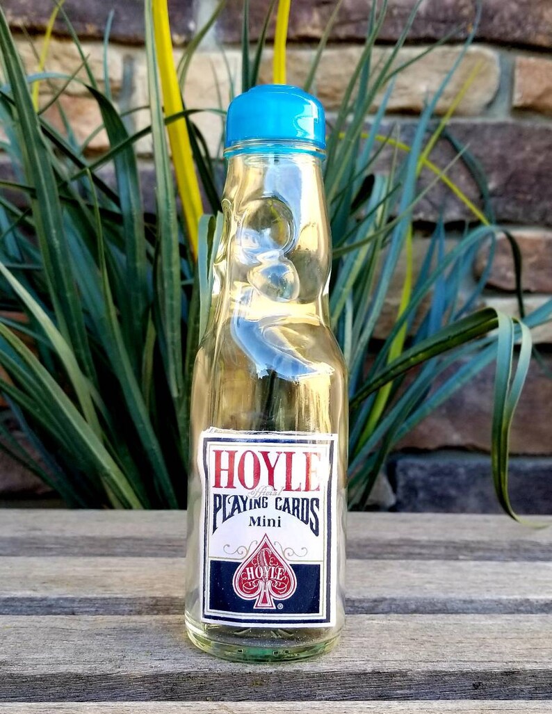 Onmogelijke fles - Japanse frisdrank, Ramune-fles, minispel ...