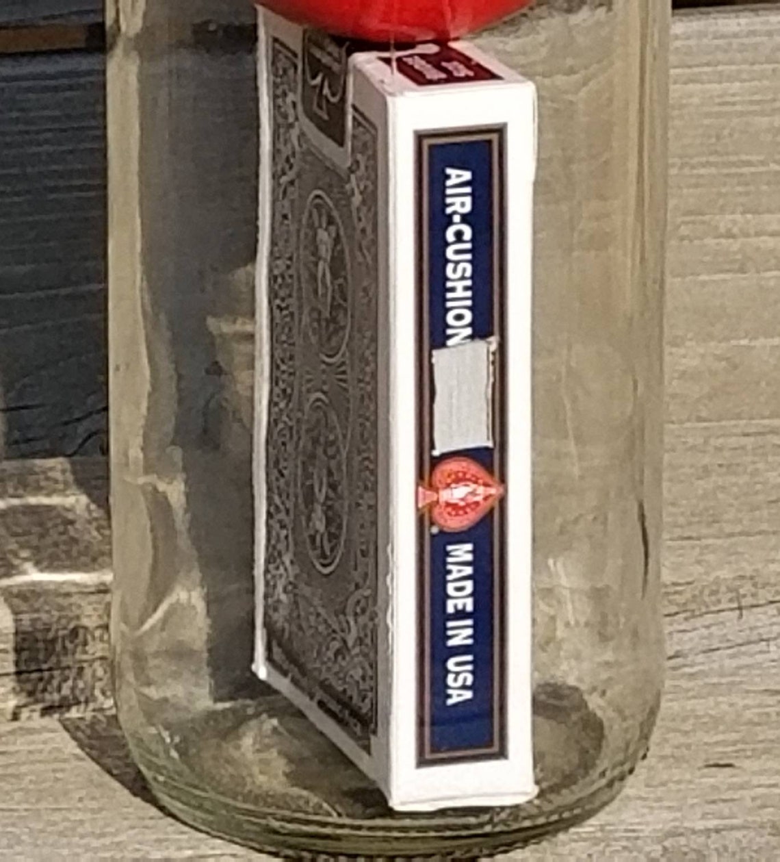 IMPOSSIBLE BOTTLE – Deck of Playing Cards & Polyurethane Ball in a ...