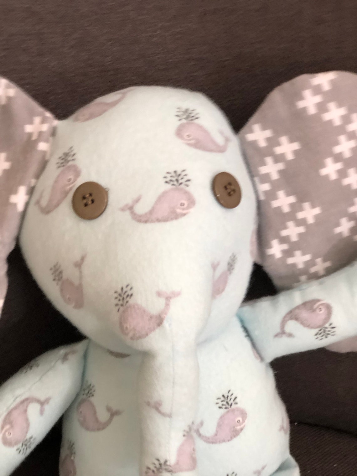 Moby the Elephant Soft Toy - Etsy