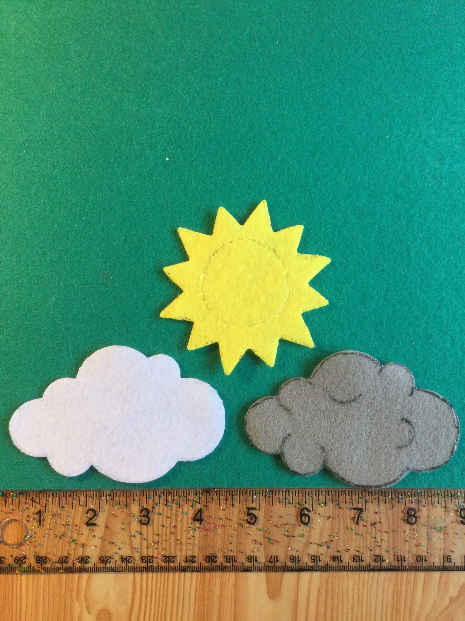 Weather Set Felt Story With Poem - Etsy