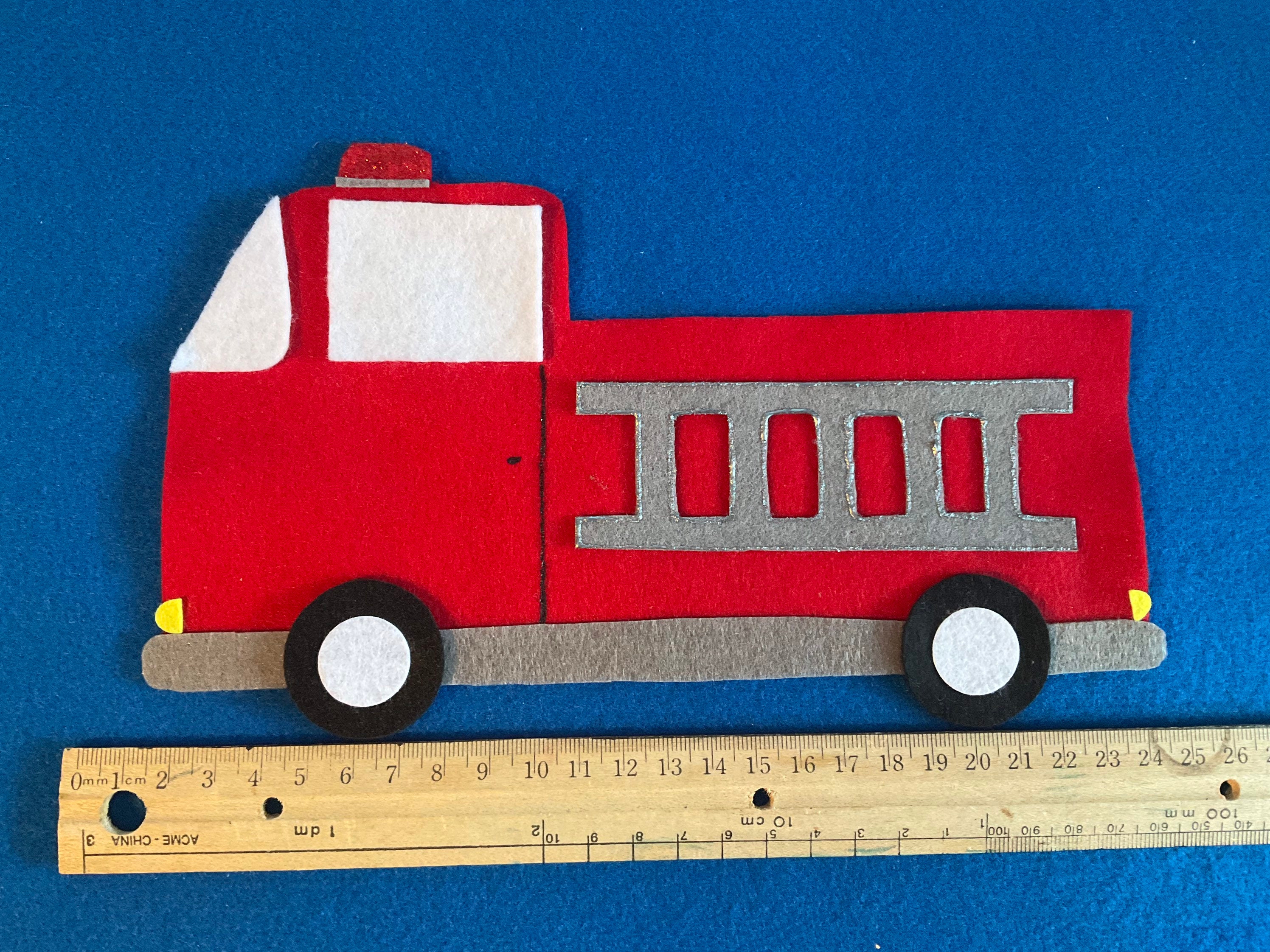 Fireman / Fire Truck Community Helper Felt Story - Etsy