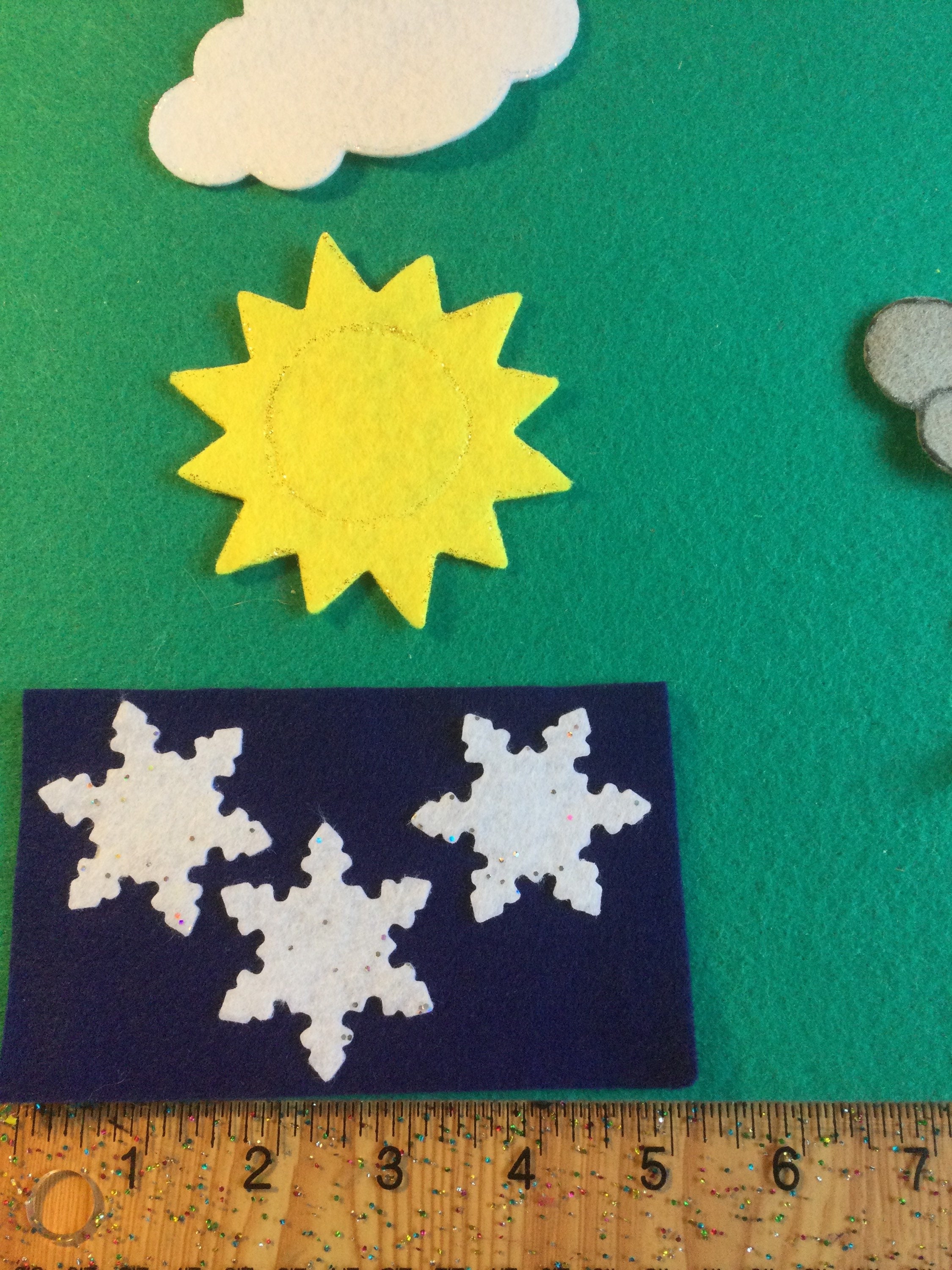 Weather Set Felt Story With Poem - Etsy