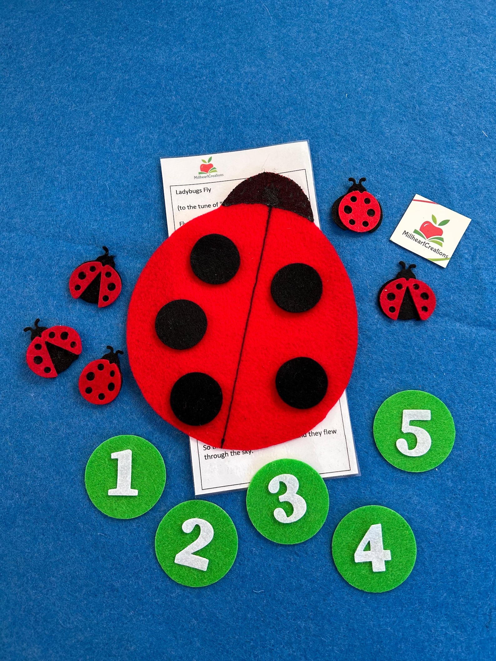 Lady Bug Felt Story Bundle - Etsy Canada