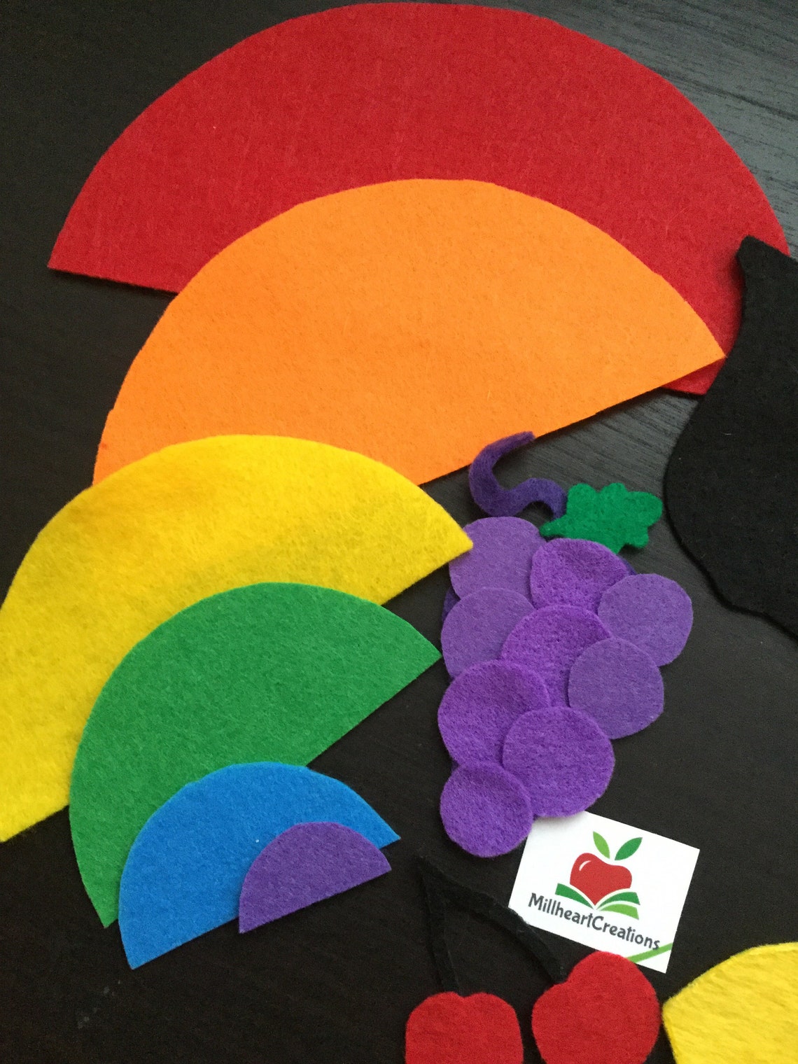 Rainbow Stew Felt Story a Colour Story - Etsy Canada