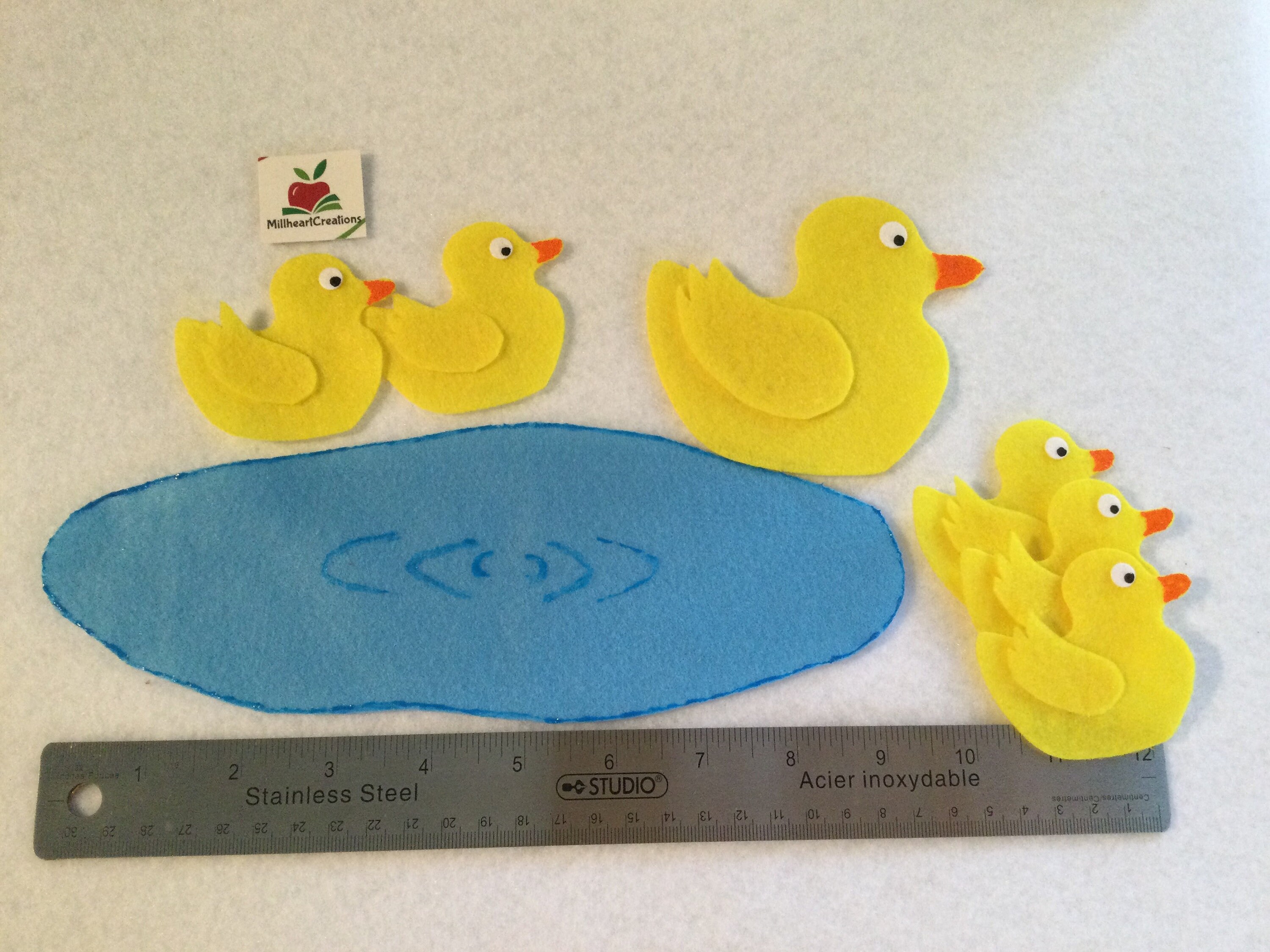 5 Little Duck Felt Story | Etsy