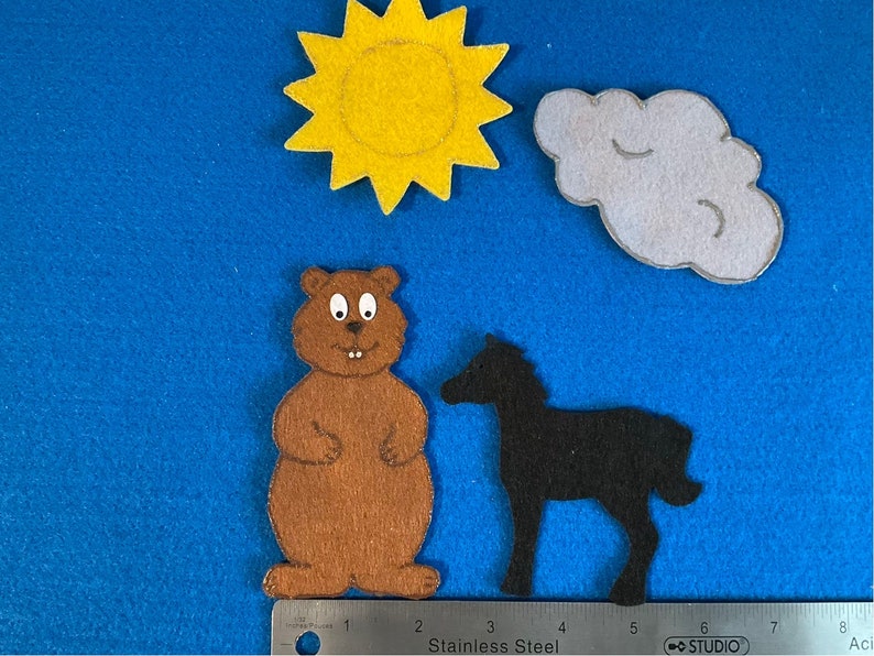 Groundhog Day Shadow Felt / Flannel Story - Etsy