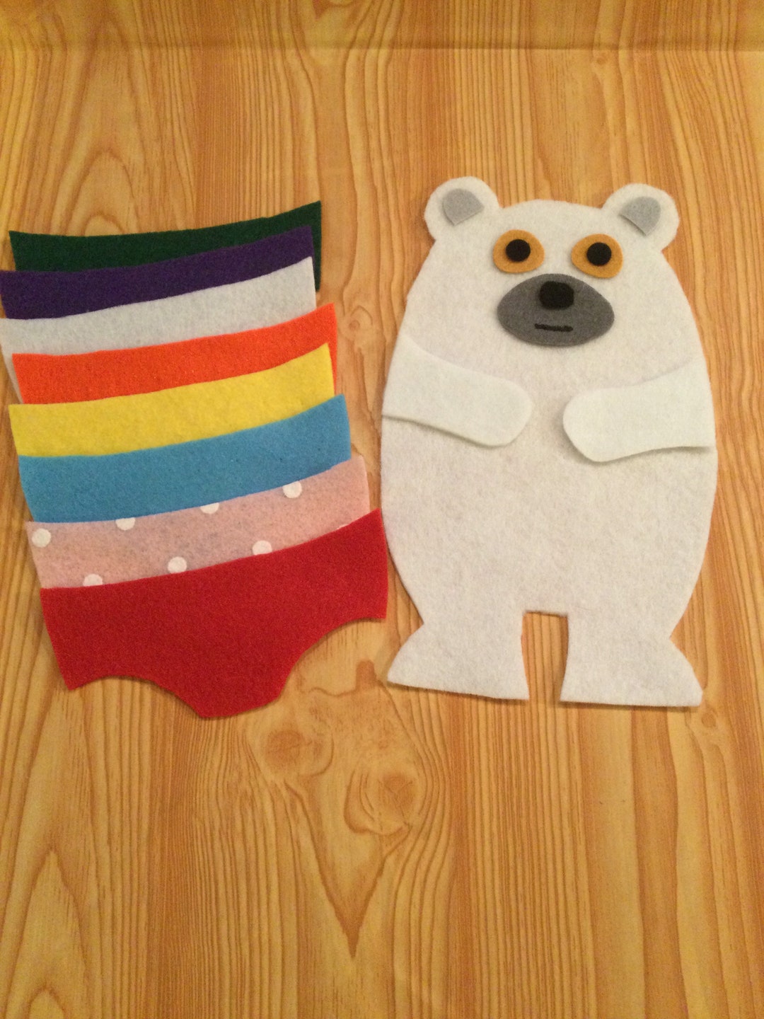 Polar Bears Underwear Guessing Game Felt Story. Winter Resource Child’s ...
