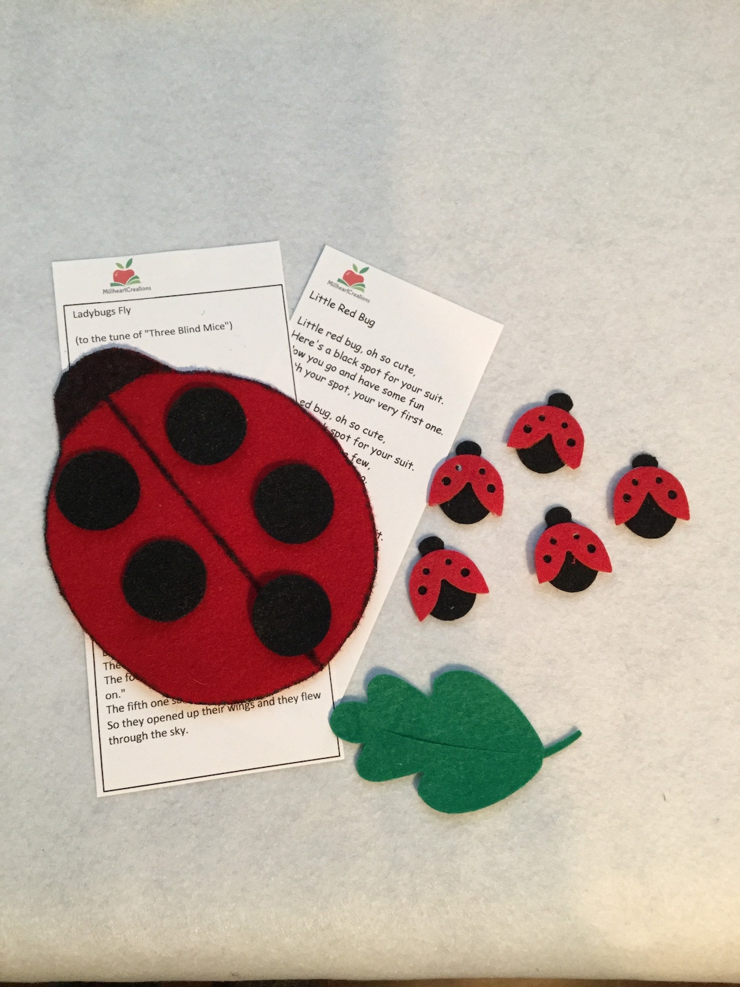 Lady Bug Felt Story Bundle - Etsy