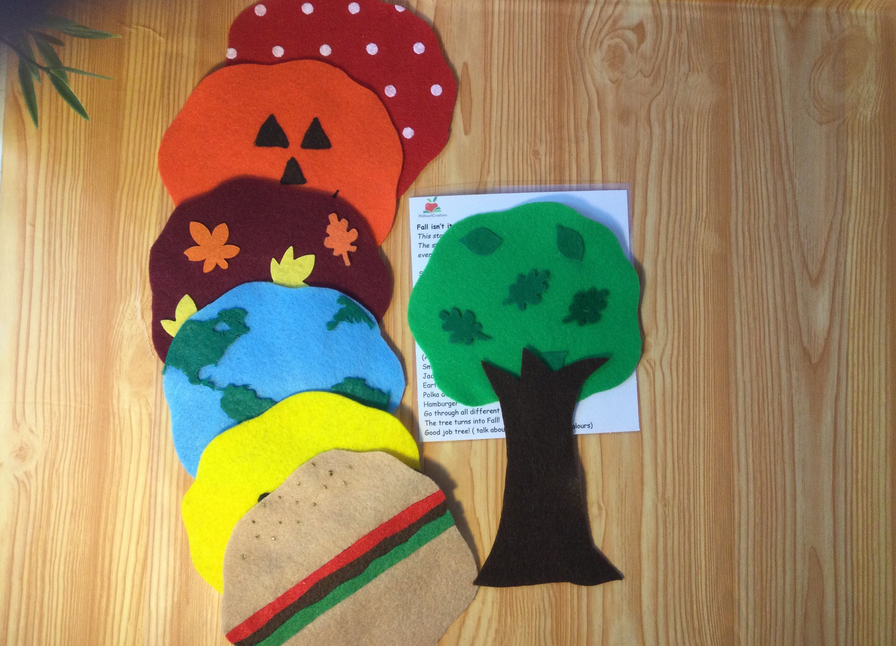 Fall Isn’t Easy Felt Story - Teacher Resource Flannel Story - Etsy Canada