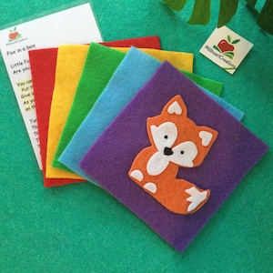 Fox in a Box Felt Story Game / Activity - Etsy