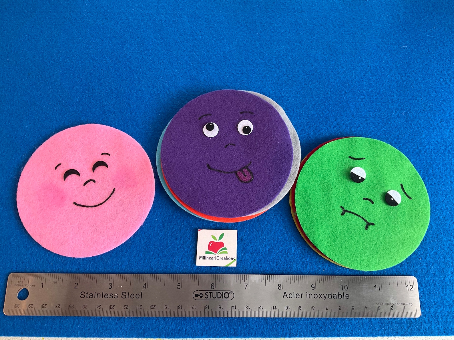 Emotion Faces Felt Story- How Are You Feeling Felt / Teaching ...
