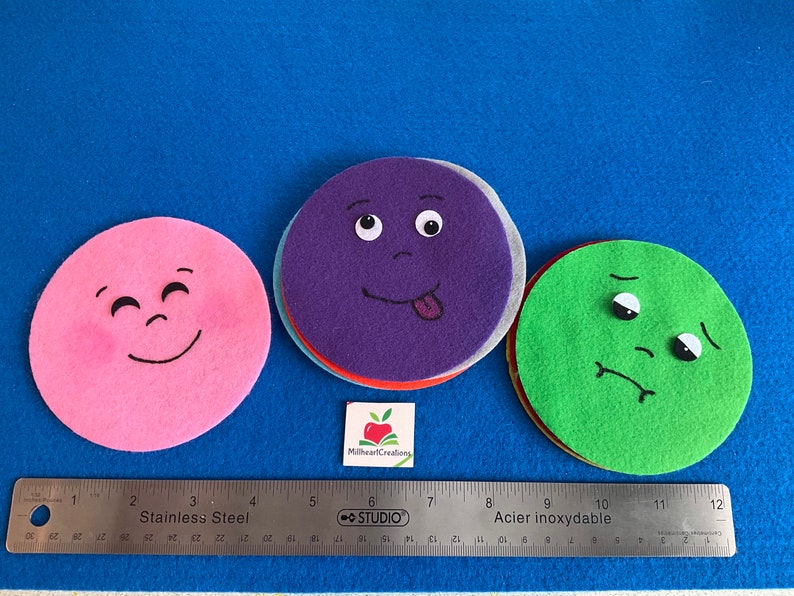 Emotion Faces Felt Story- How Are You Feeling Felt / Teaching ...
