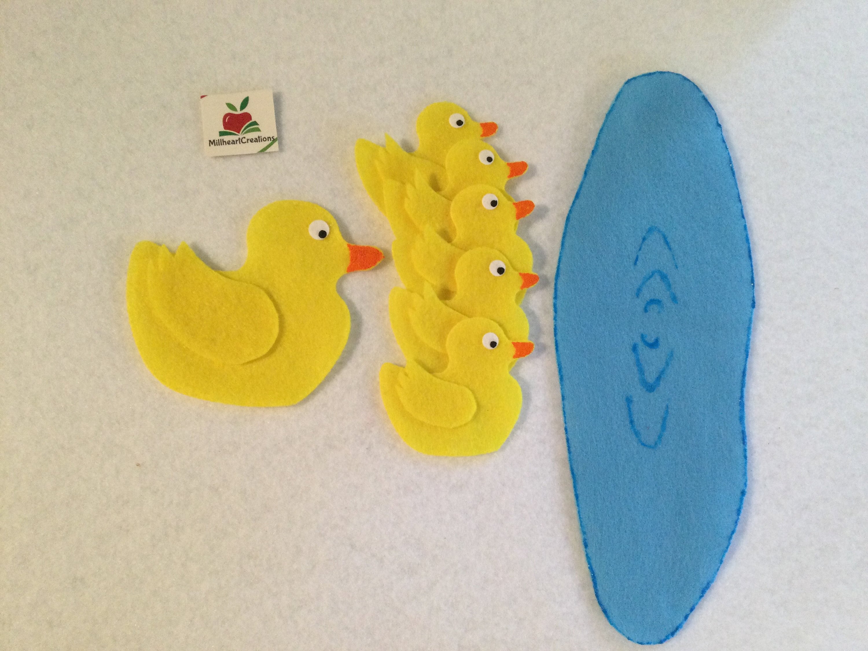 5 Little Duck Felt Story | Etsy