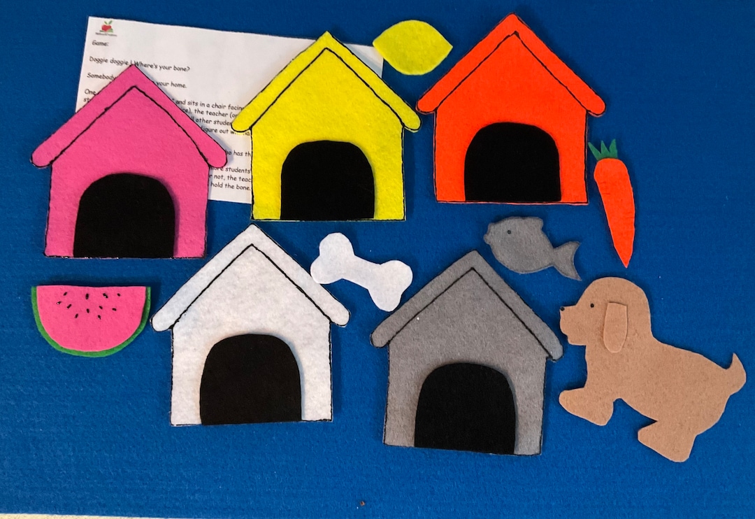 Doggie, Doggie , Where’s Your Bone / Puppy Puppy Where’s Your Bone Felt ...