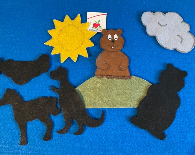 Groundhog Day Shadow Felt / Flannel Story - Etsy