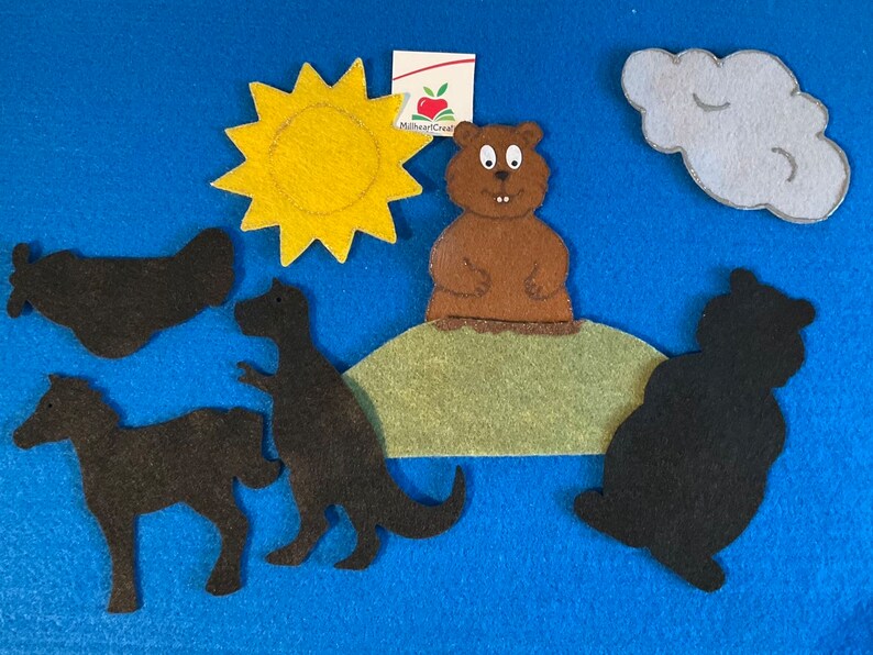 Groundhog Day Shadow Felt / Flannel Story - Etsy