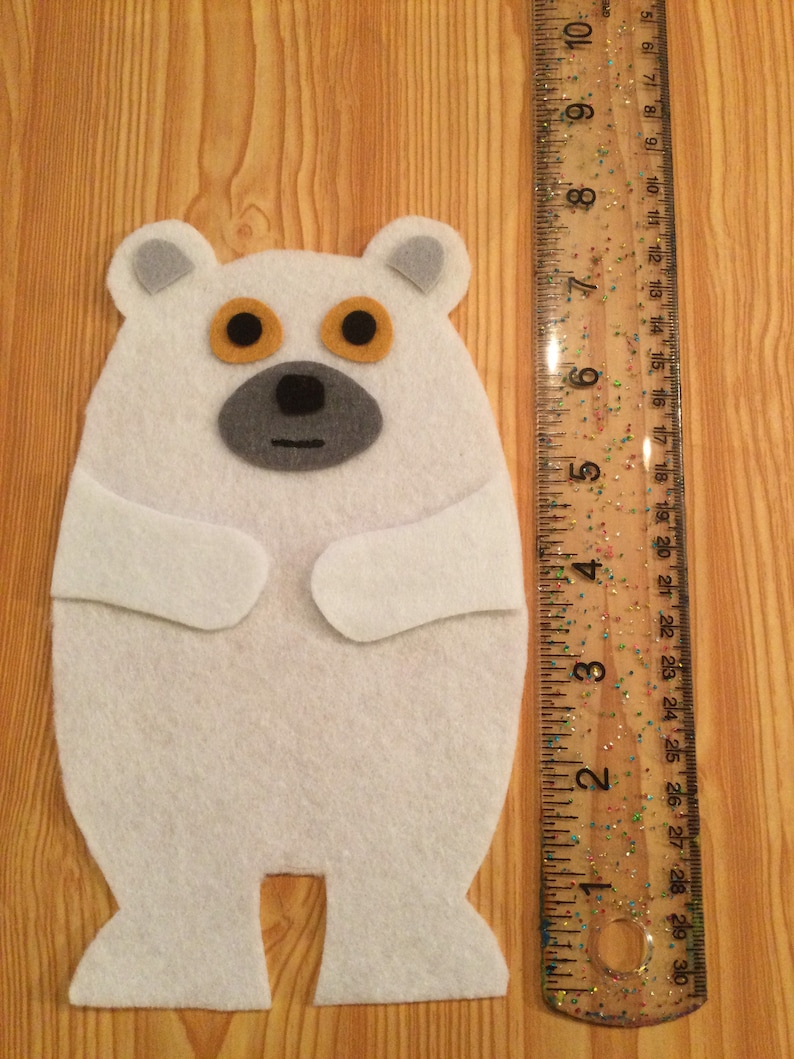 Polar Bears Underwear Guessing Game Felt Story. Winter Resource Childs ...