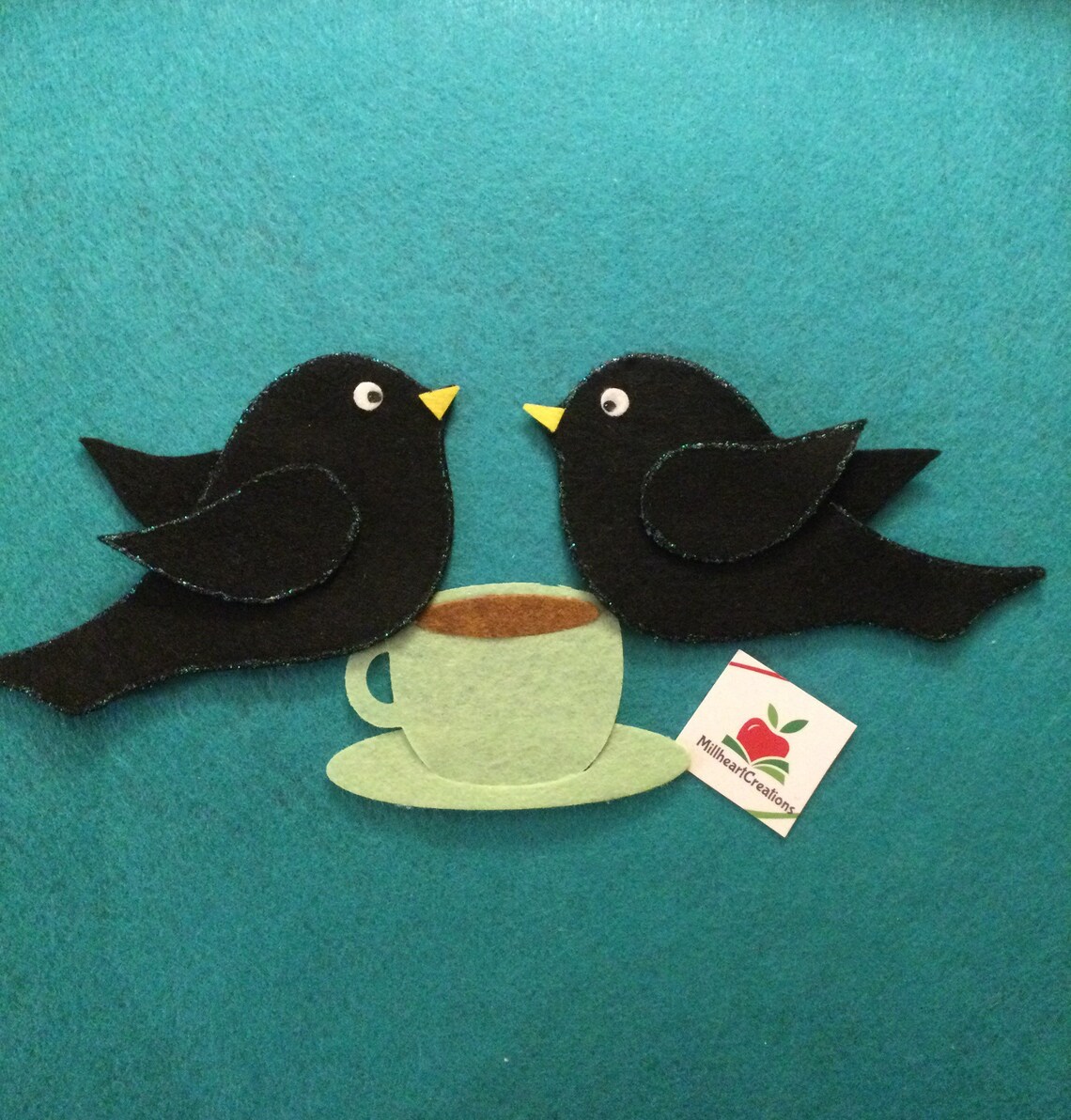 Two Little Black Birds Felt Story With Bonus Verses. A | Etsy