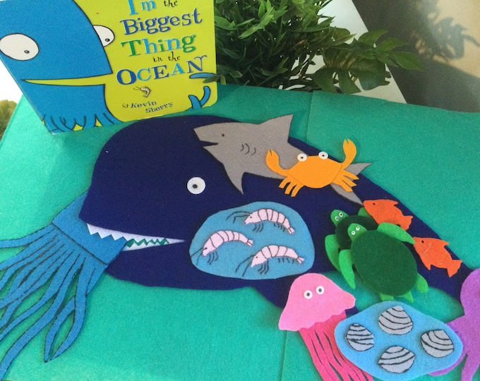 I’m the Biggest Thing in the Ocean Felt Story With Bonus Ocean Theme ...
