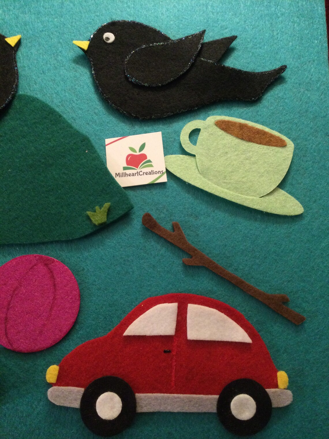 Two Little Black Birds Felt Story With Bonus Verses. A Preschool and ...