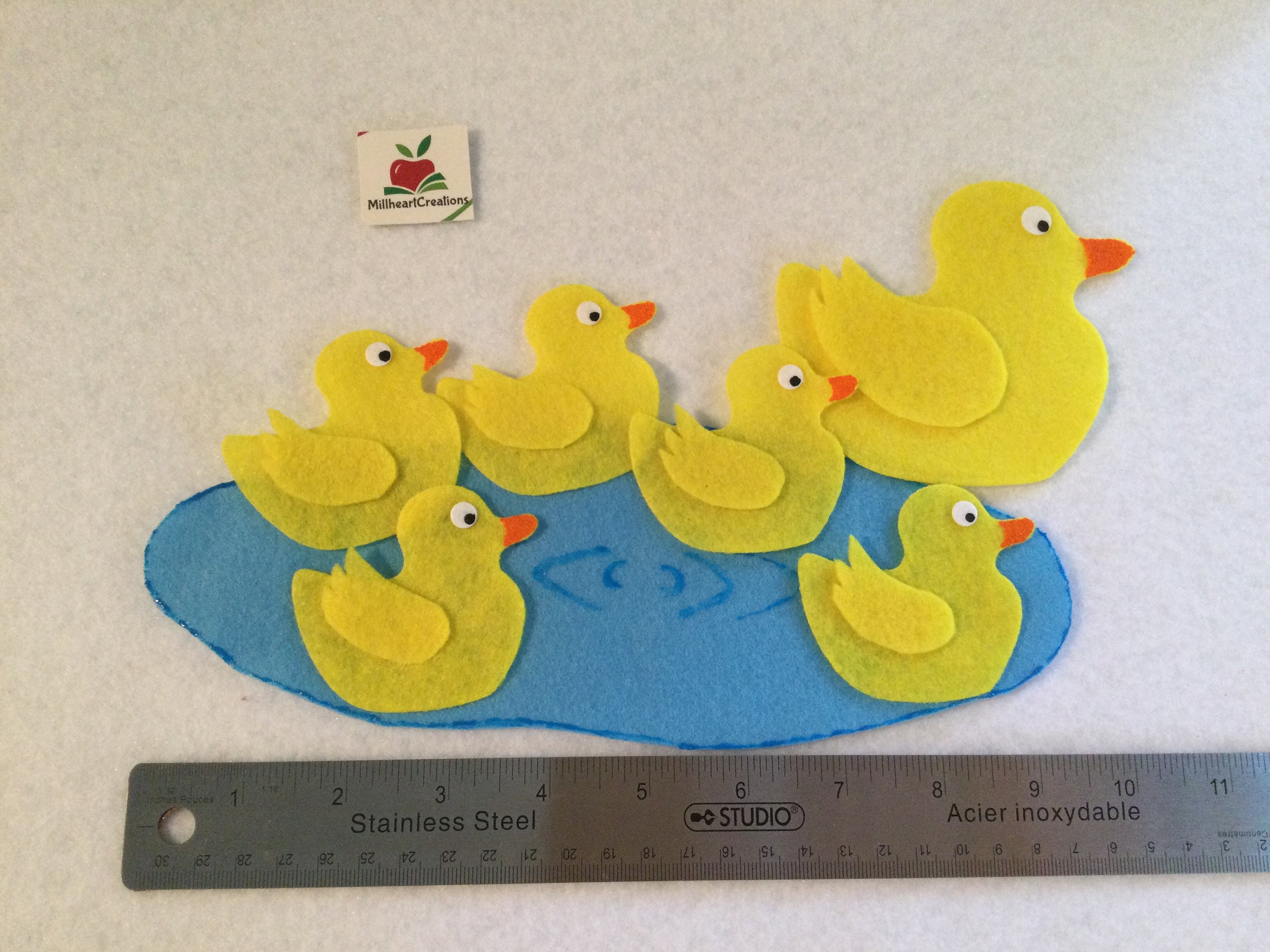 5 Little Duck Felt Story | Etsy